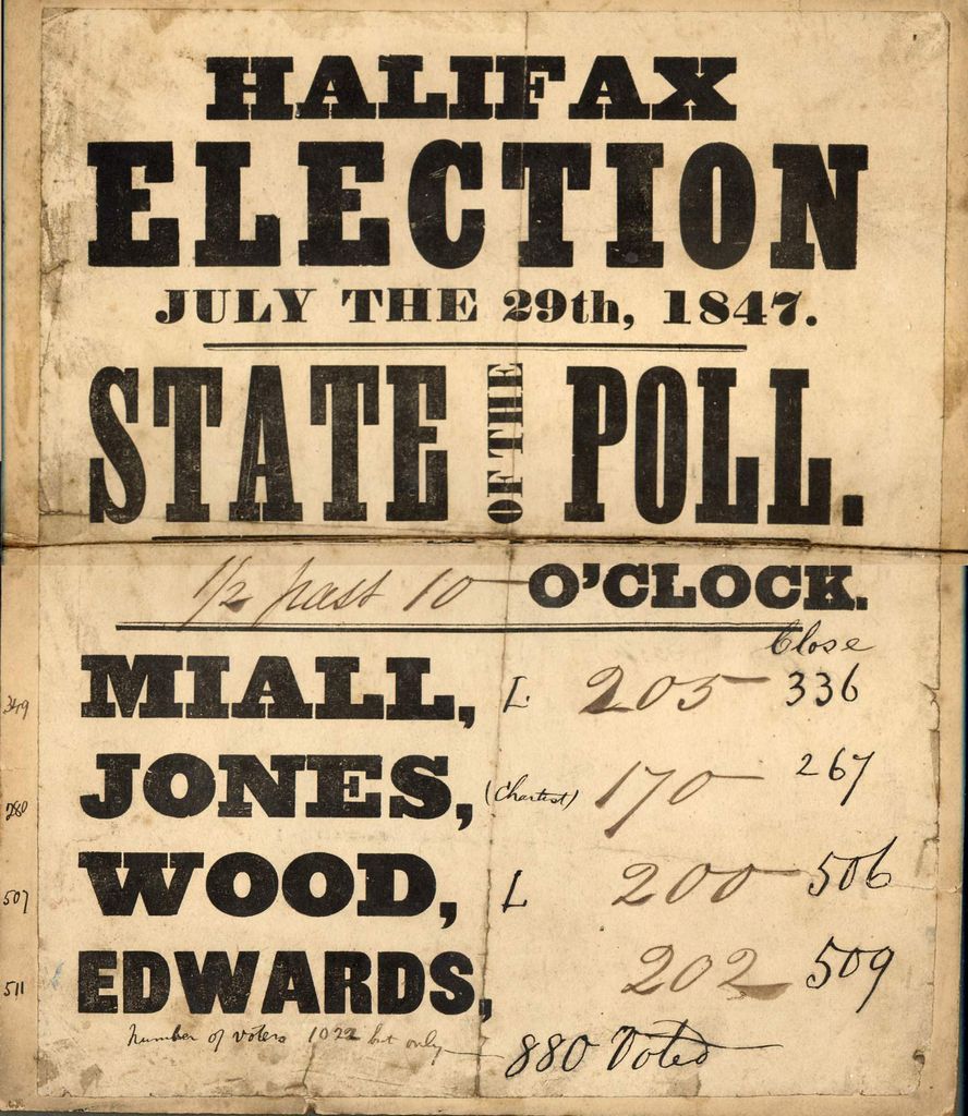 1847 Halifax election - Working Class Movement Library