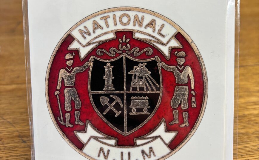 National NUM greetings card - Working Class Movement Library
