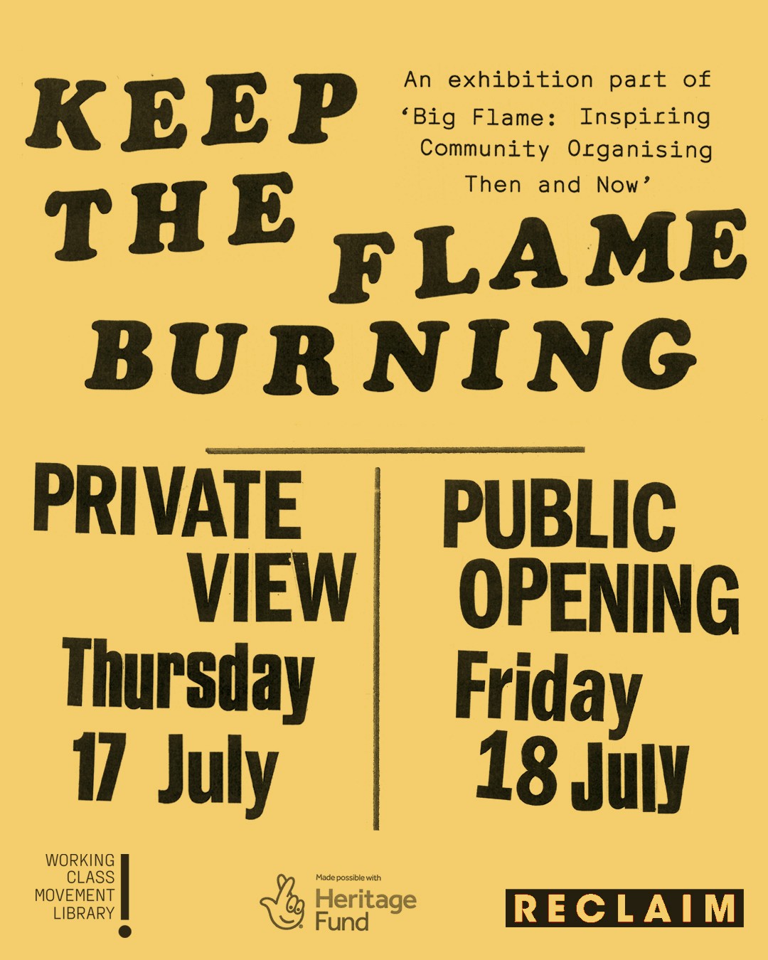 KEEP THE FLAME BURNING - Working Class Movement Library
